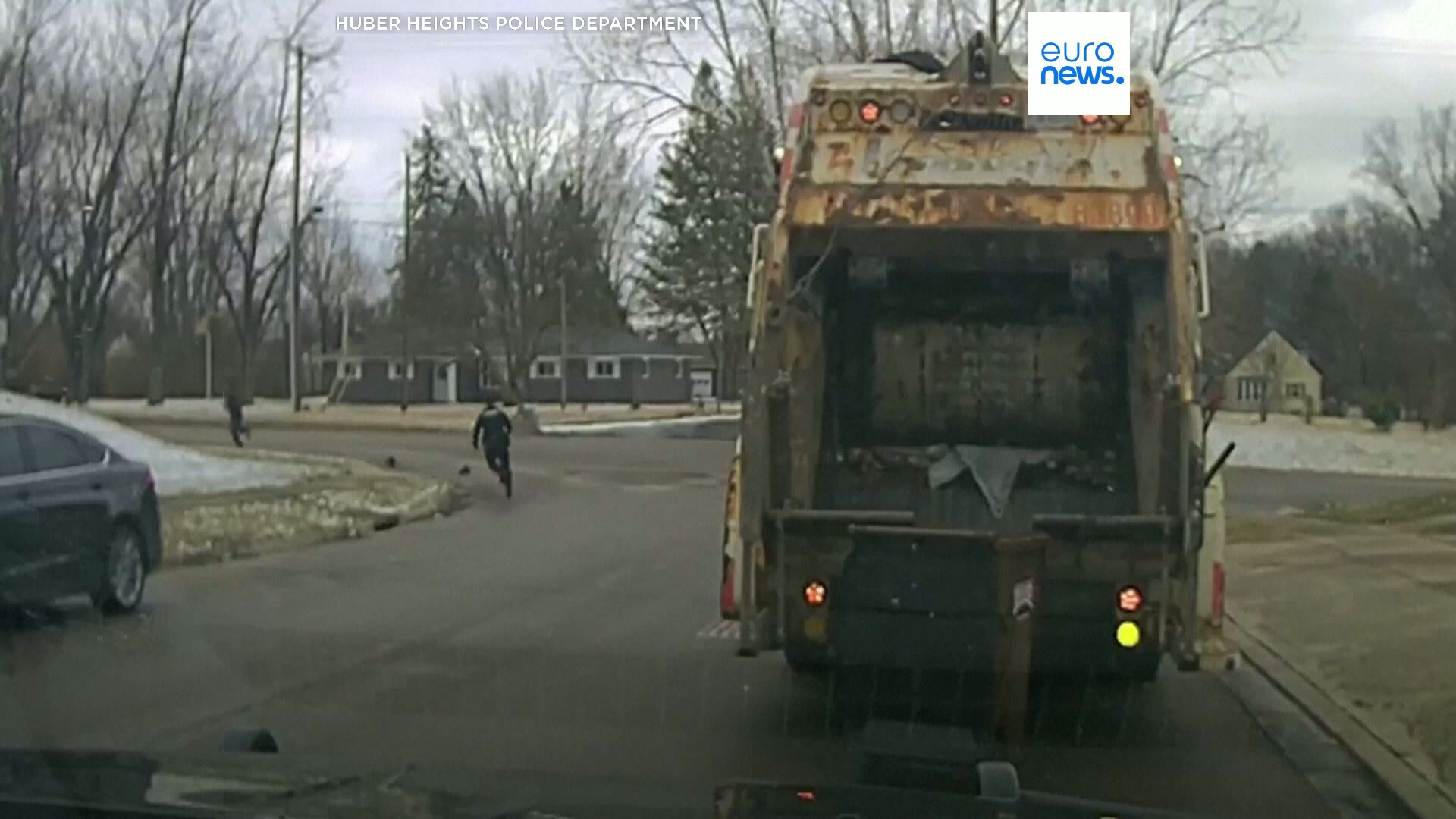 Suspect discovered inside garbage bin following police chase in Ohio