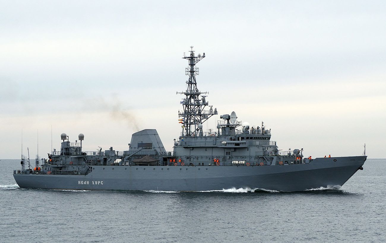 Russian reconnaissance ship spotted in occupied Ukrainian Sevastopol ...