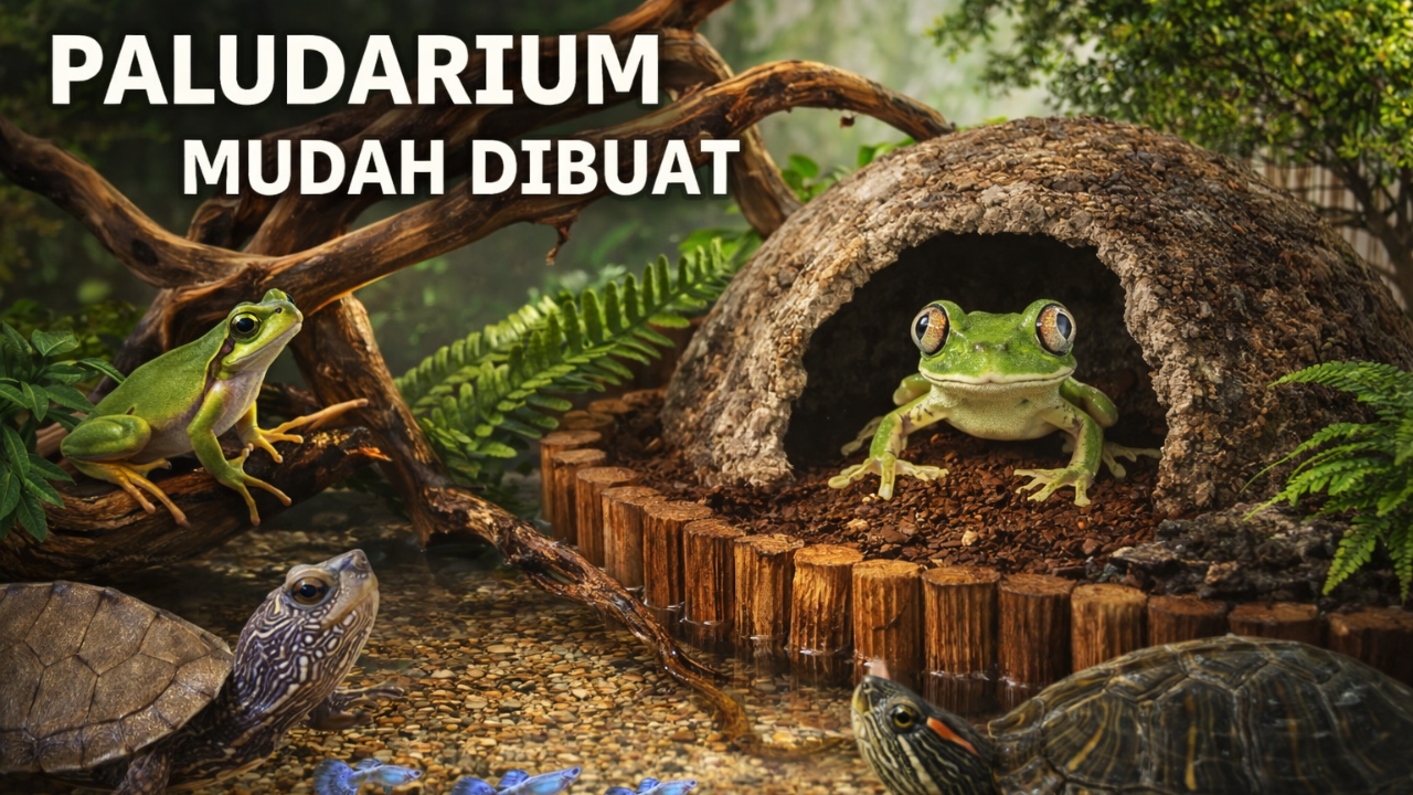 Ciptakan paludarium yang menakjubkan tanpa biaya tinggi, ruang untuk ...