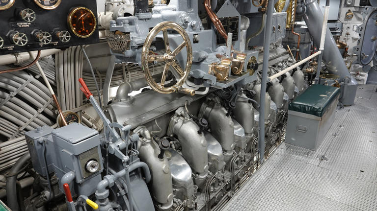 Diesel engines need oxygen, so how do submarines use them underwater?
