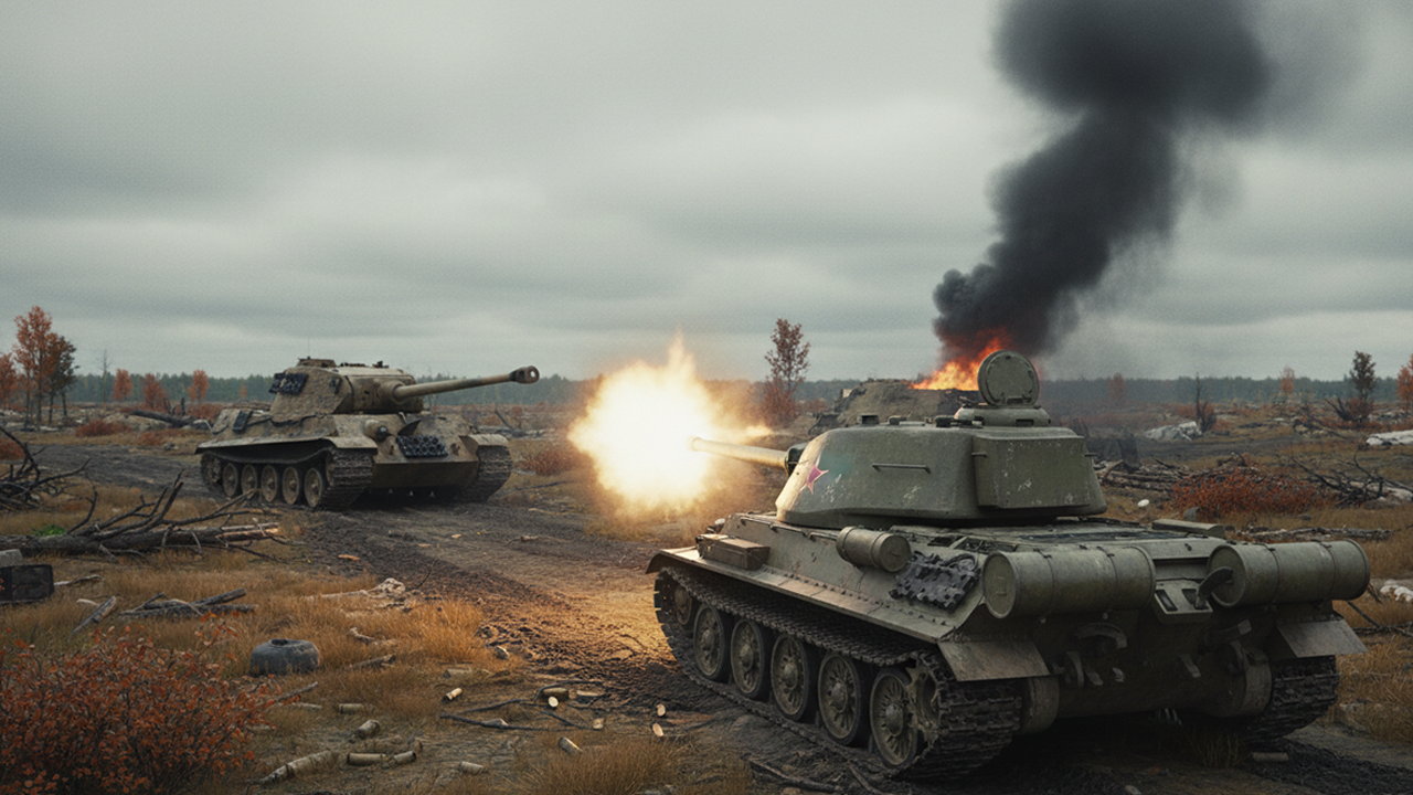 Seven King Tigers Lost The IS-2 Counterattack That Stopped the Breakthrough