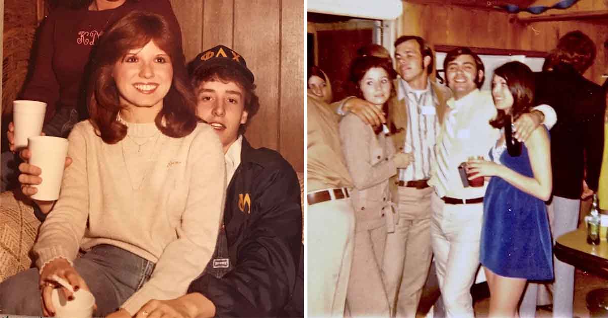 College photos from back when it was really wild