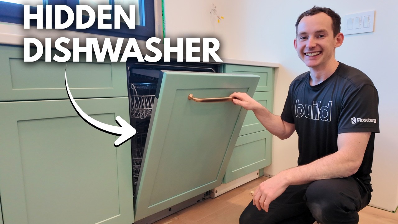 Installing the best dishwasher we've ever tried (kitchen build)