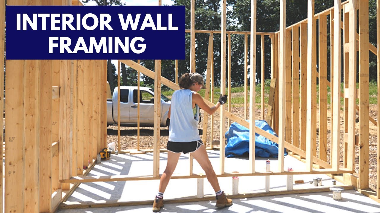 Frame interior walls on slab foundations with professional techniques