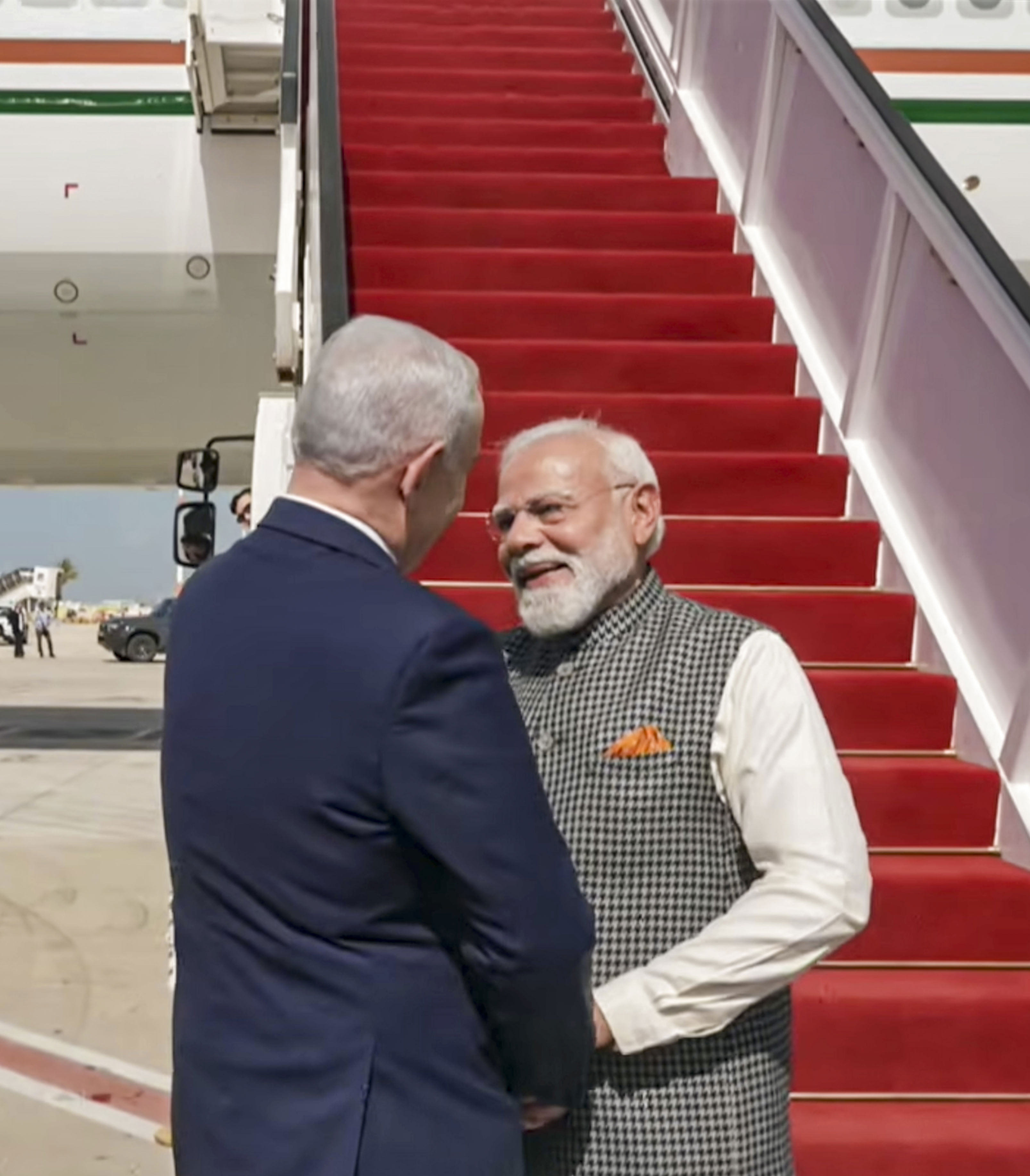 PM Modi receives red carpet welcome as he begins 2-day visit to Israel