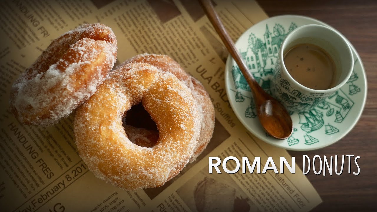 Easy Roman donuts recipe for soft and fluffy homemade treats