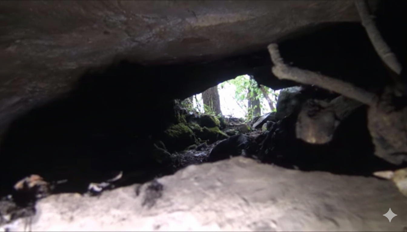 They found a hidden sinkhole cave - then saw the claw marks