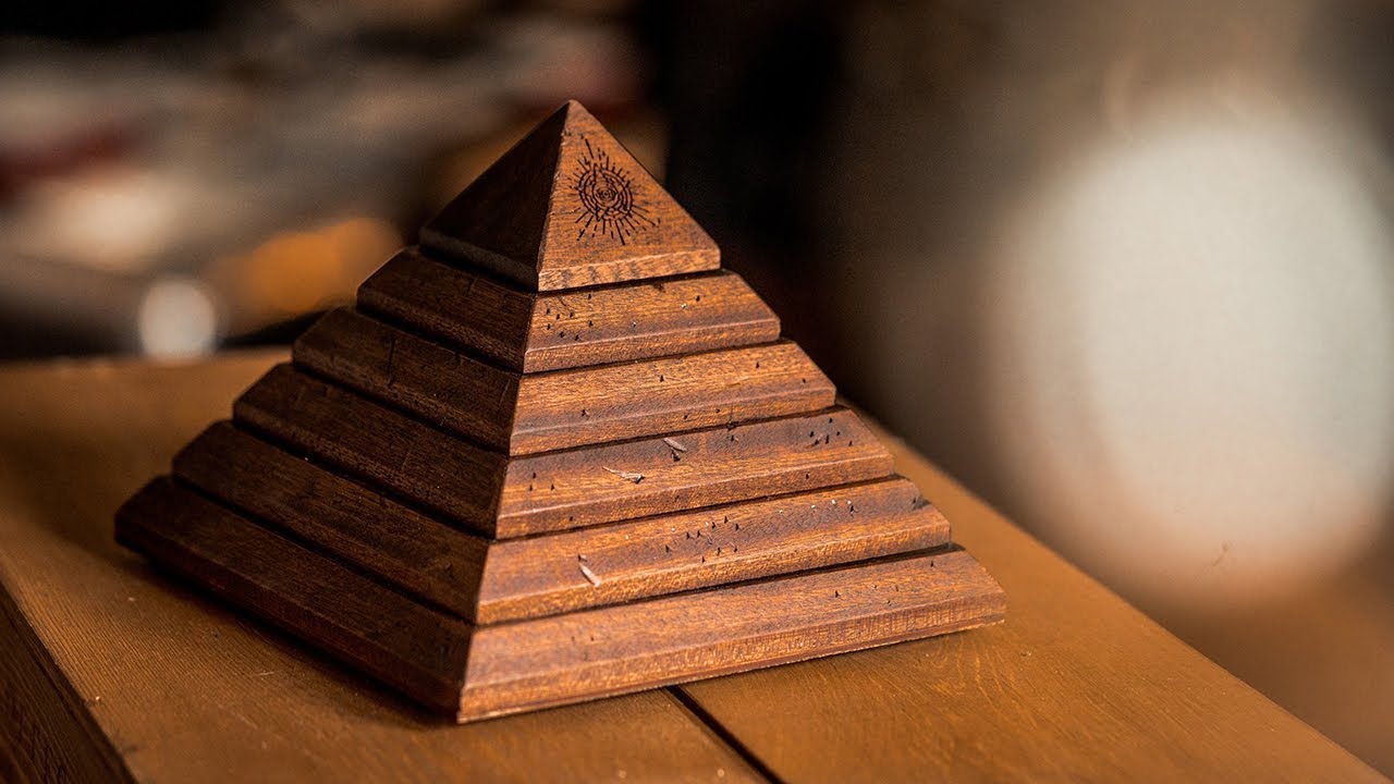 PYRAMID puzzle box! Card control tutorial