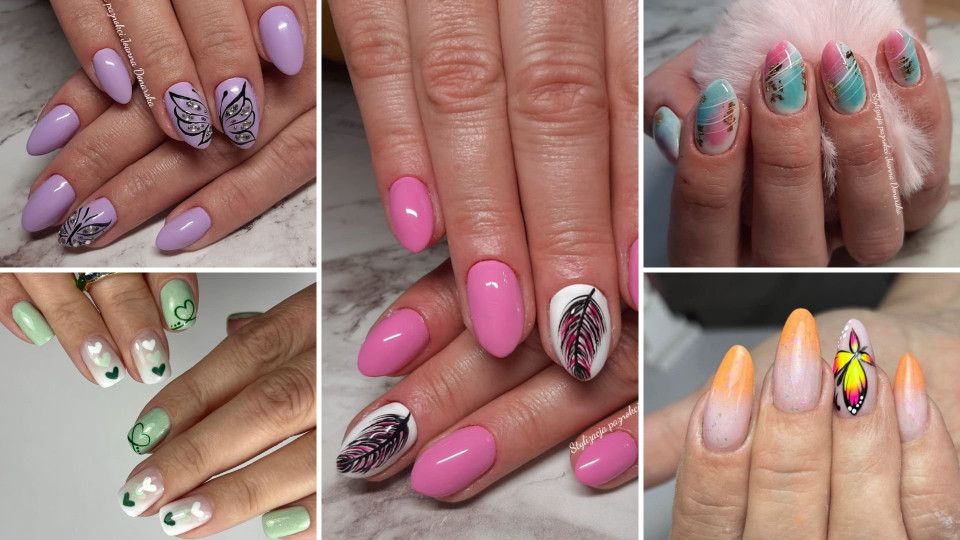 Modne kolory i wzory manicure polecane przez stylistki. Pastelowe ...