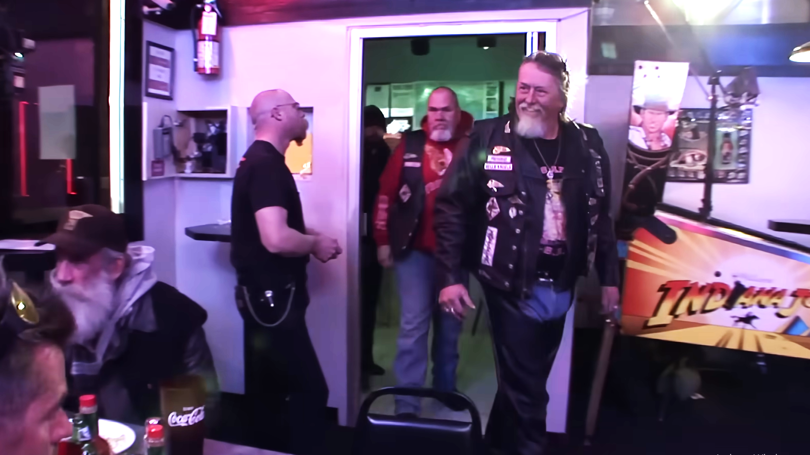 Hells Angels roadside incident