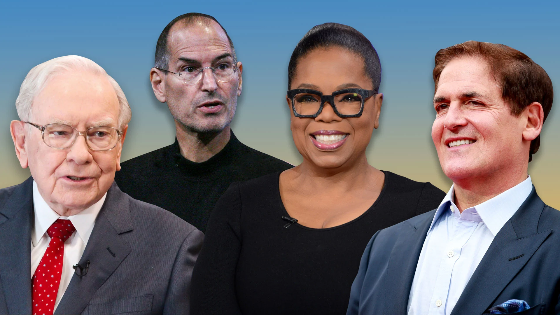 Oprah Winfrey, Warren Buffett, Mark Cuban, and Steve Jobs define ...