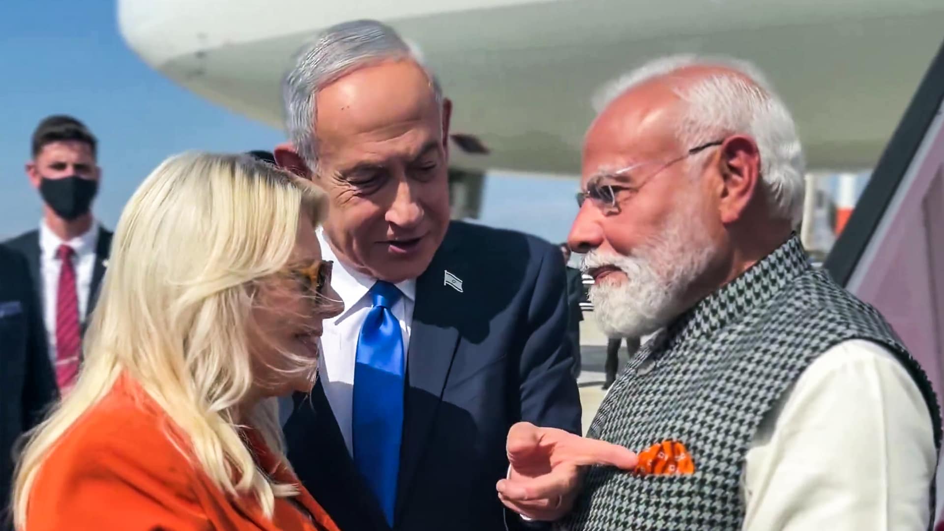 When PM Modi's pocket square caught Netanyahu's attention
