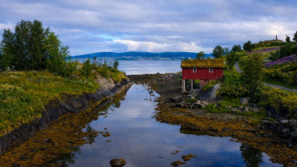 Quiet cabin by the water