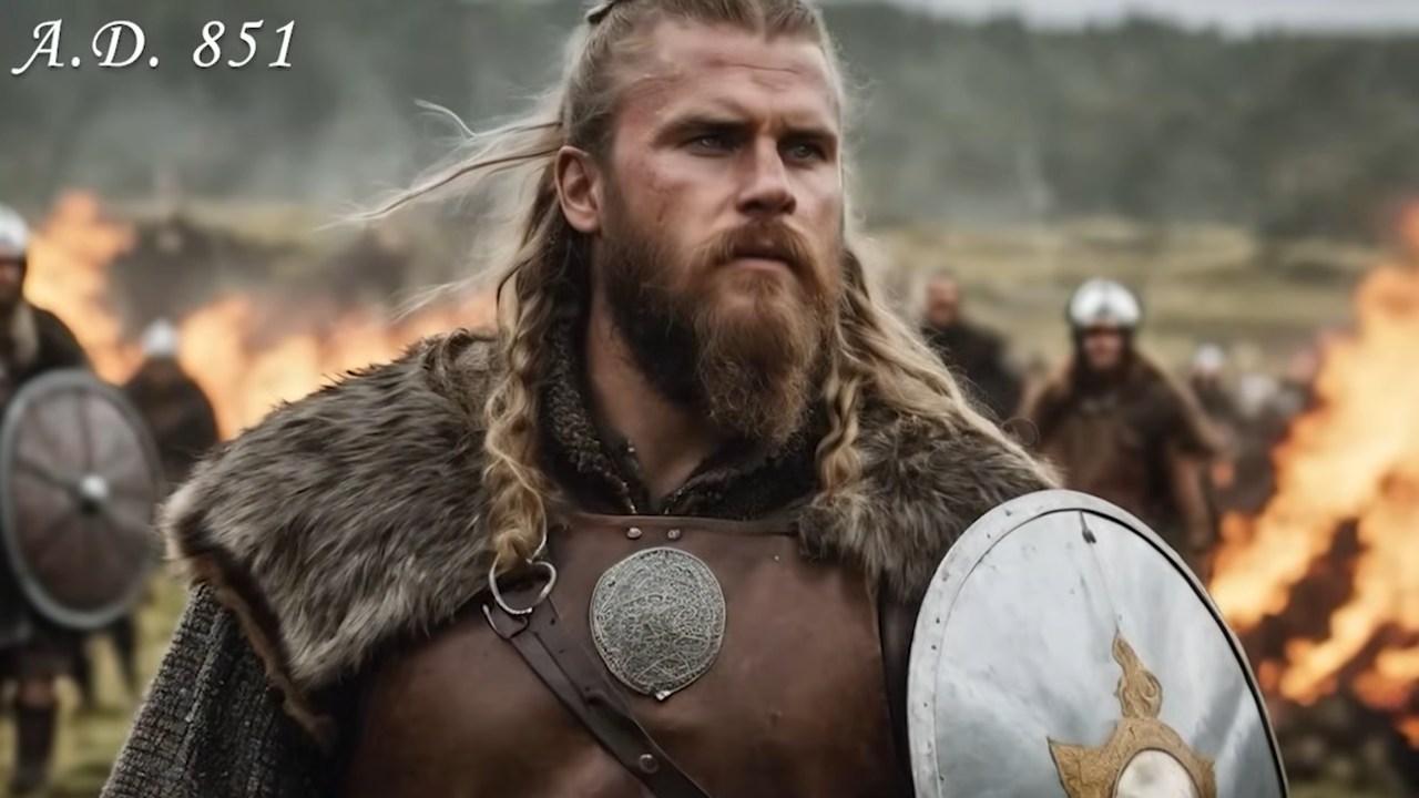 He faced 350 Viking ships - and won