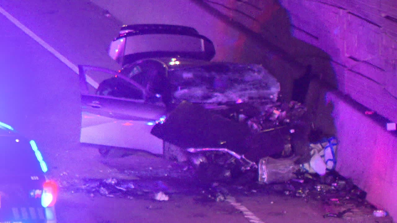Dallas crash: 1 dead, 1 critical after car hits safety barrier on South ...