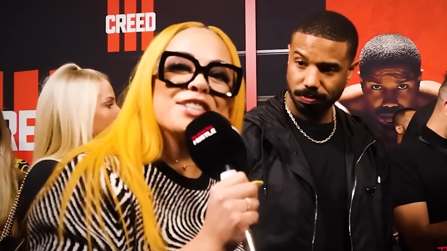 You called me the corny kid - Michael B Jordan shuts down a reporter live