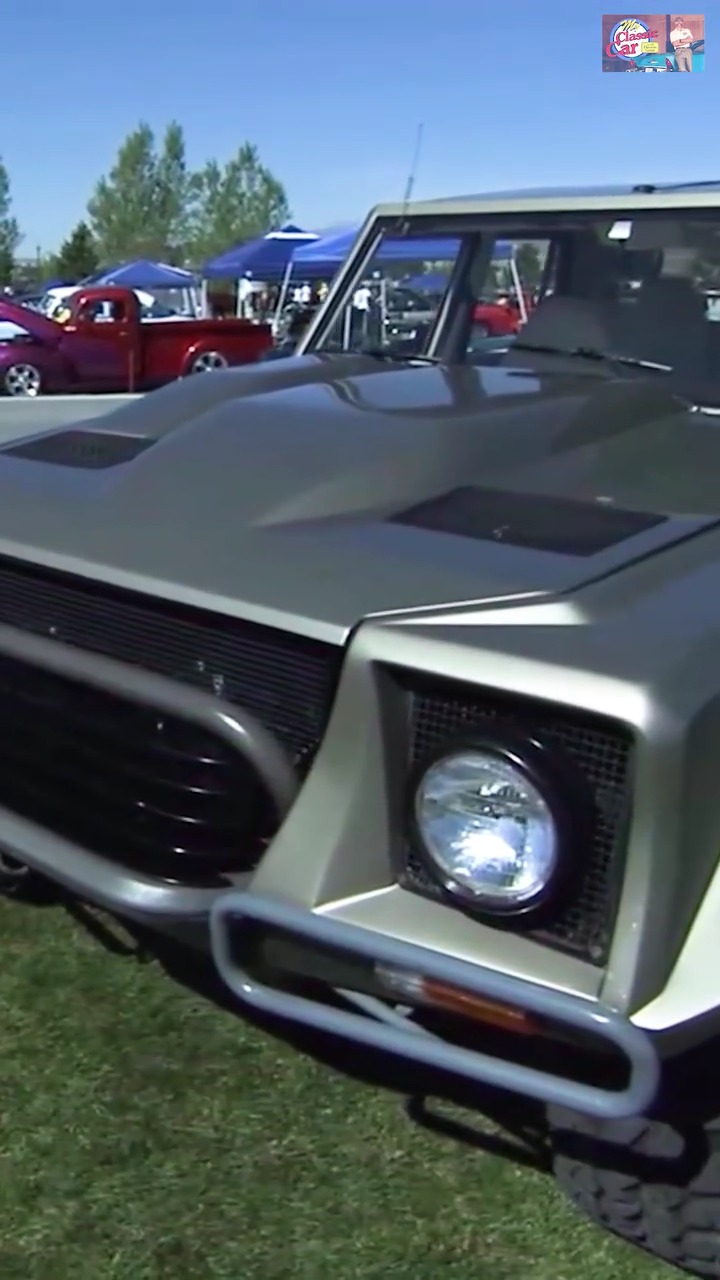 The Lambo with bulletproof doors?