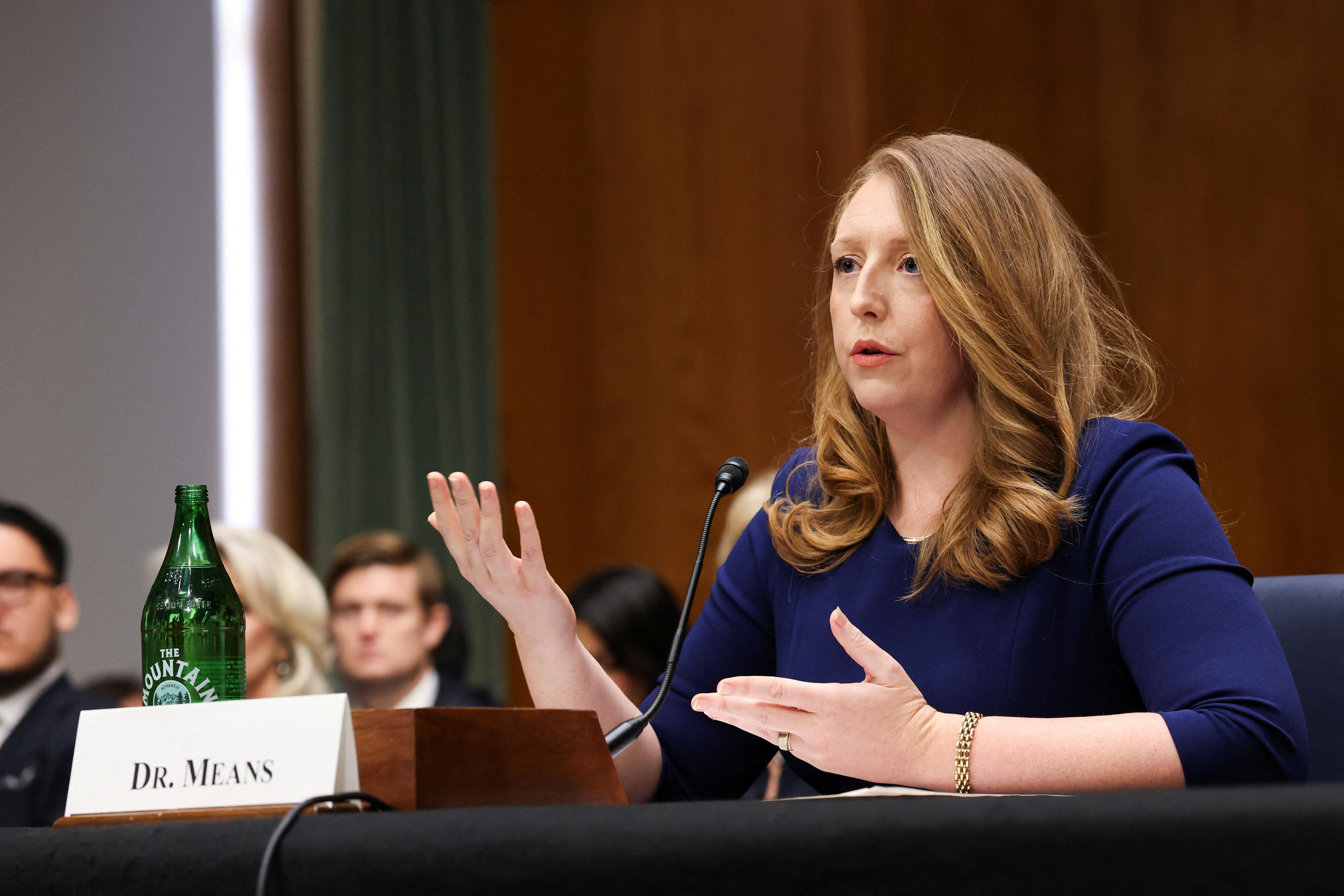 Trump's surgeon general pick grilled on vaccines. Here's what she said