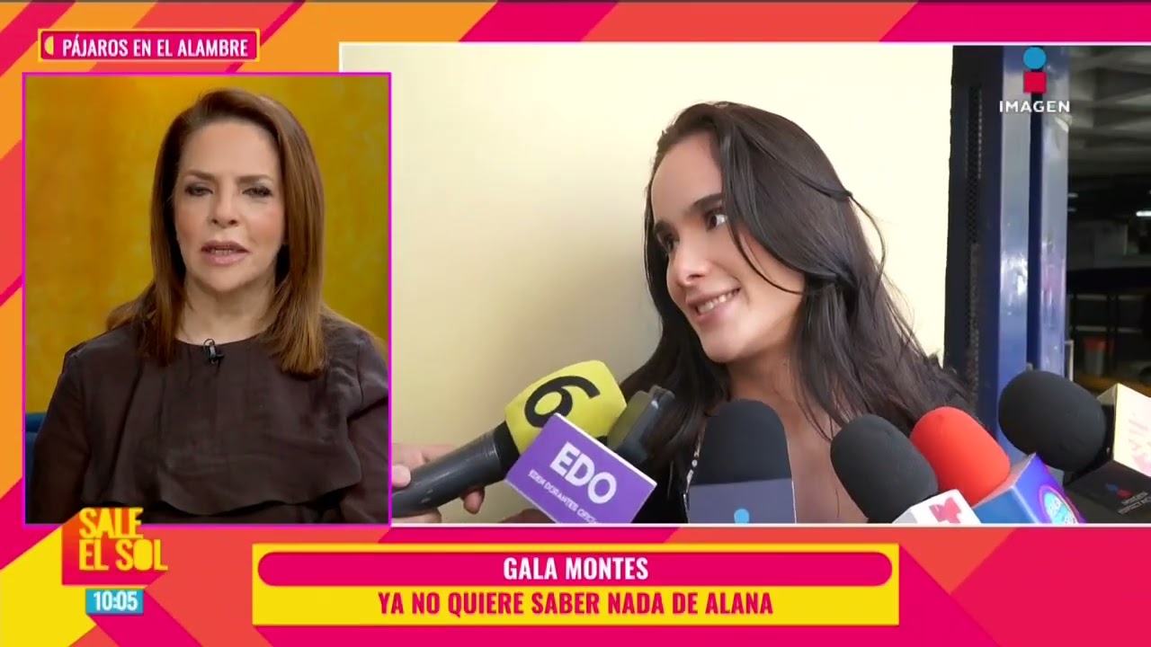 ¡Gala Montes EVADE las preguntas de la PRENSA sobre la PELEA Alana ...