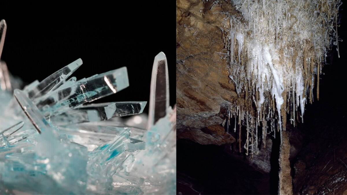 Giant crystals found inside natural caves