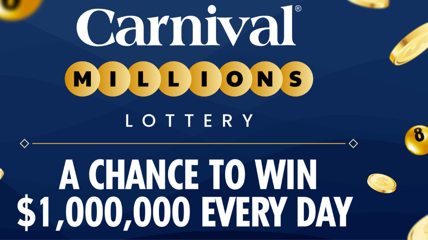 Carnival Cruise Line launches Carnival Millions, a new fleetwide daily ...