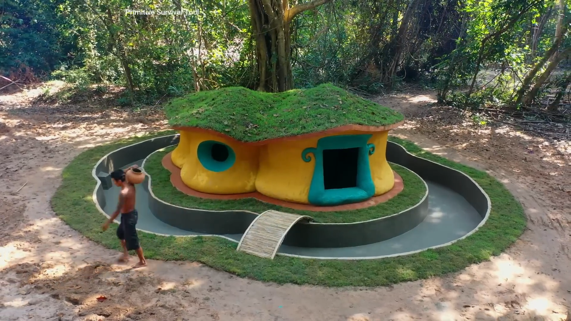 They kept shaping and resetting the mud walls when the structure nearly ...