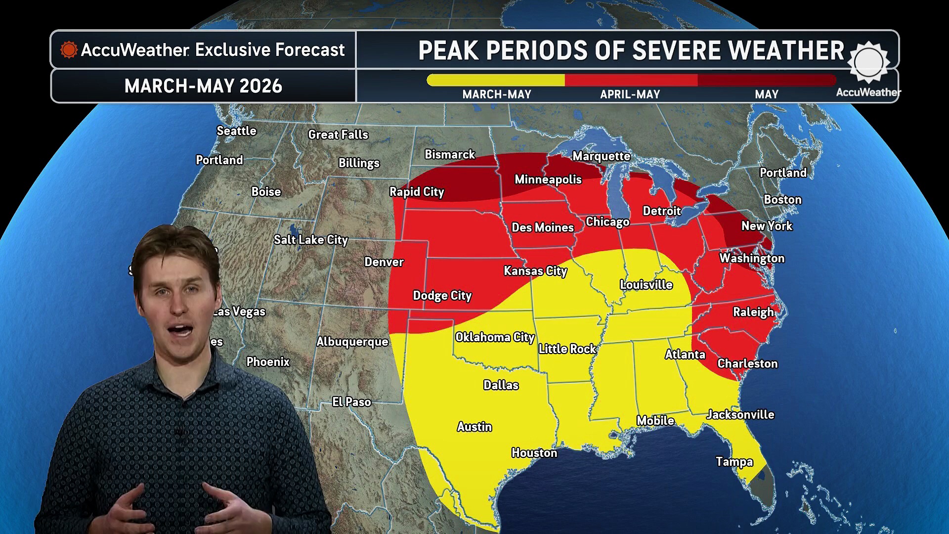 AccuWeather's 2026 severe weather season forecast