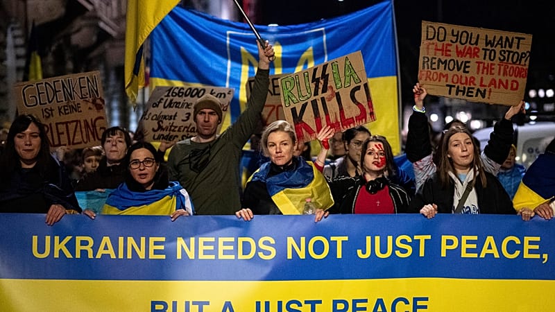 Millions across Europe express solidarity with Ukraine on the 4th ...