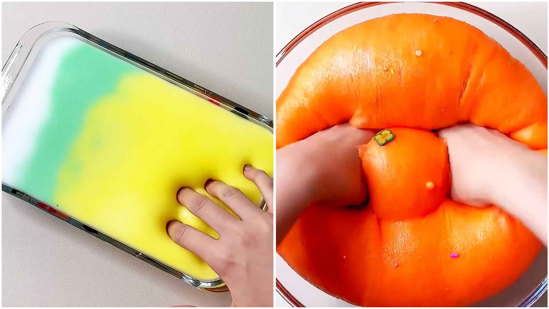Soothing slime sounds and texture ASMR