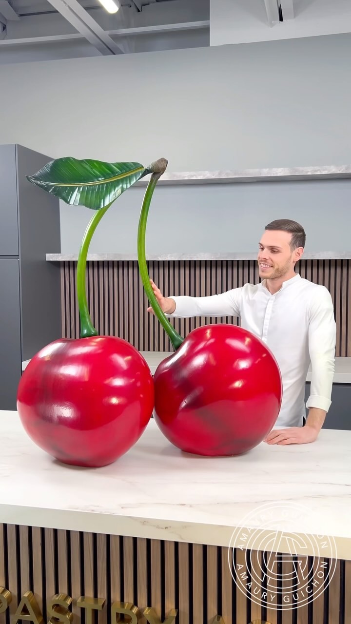 Making chocolate cherries!