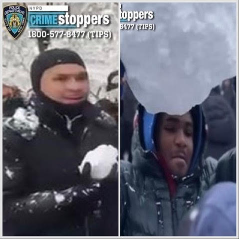 Snowball fury: NYPD releases more images of young men wanted for ...