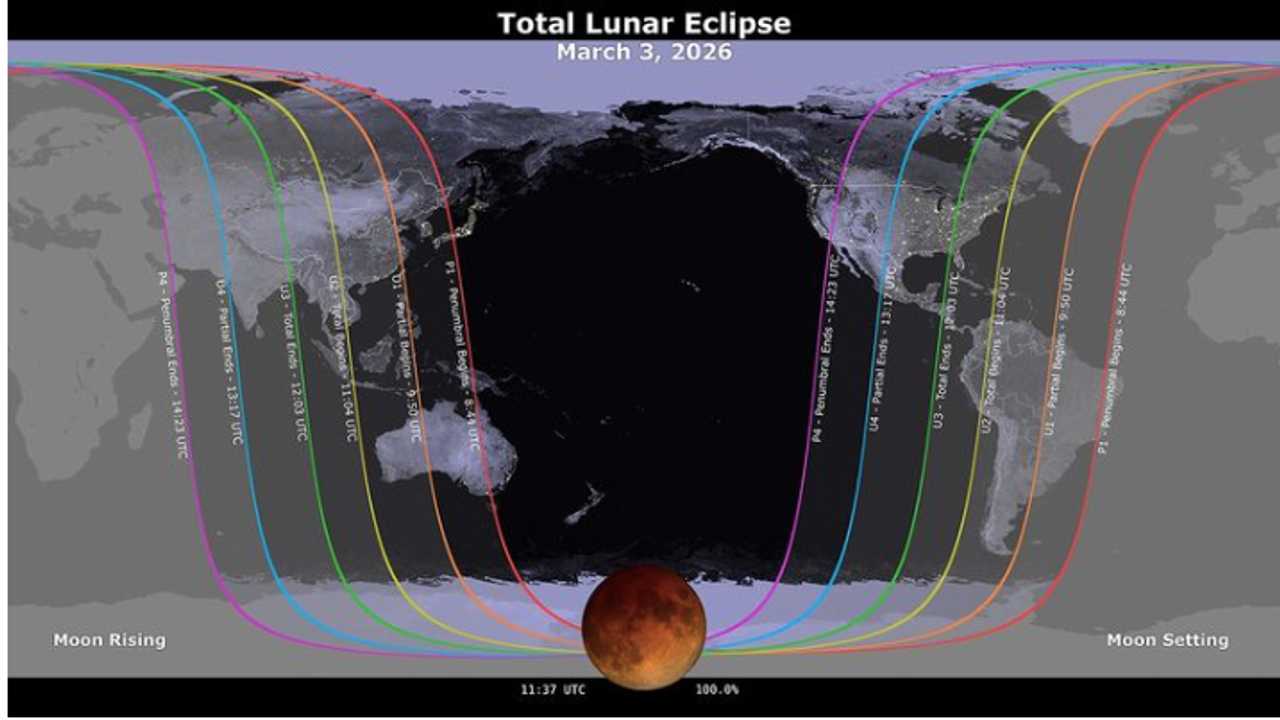 Rare red moon set to dazzle skywatchers during total lunar eclipse