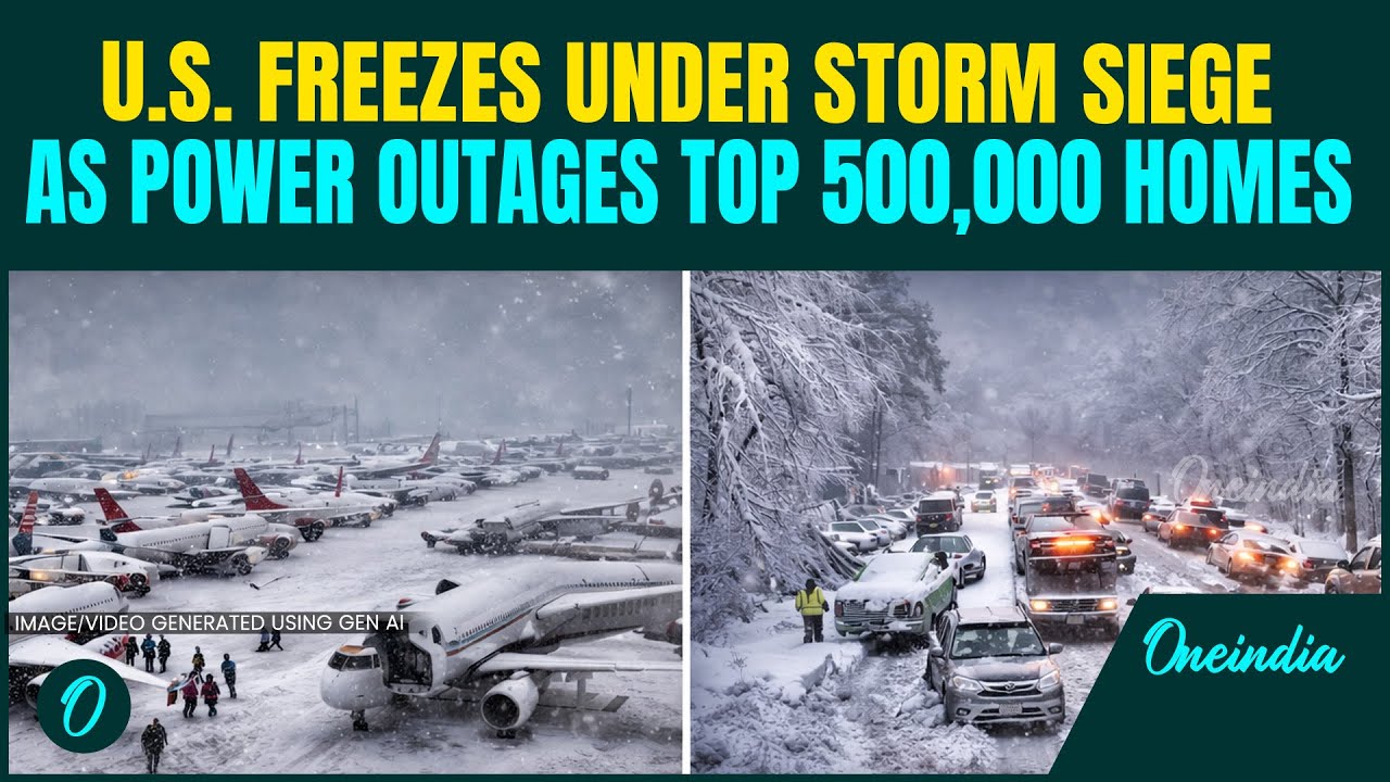 Breaking: Massive winter storm grips the US; 500,000+ without power ...
