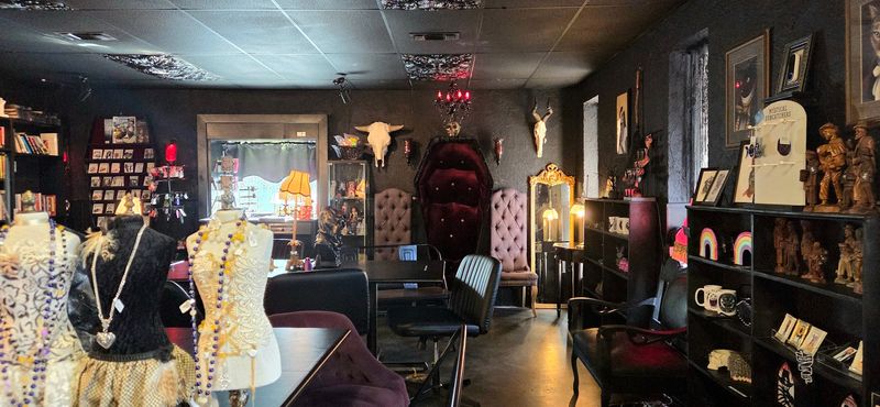 Texas’s most unusual coffee shop is a mysterious Victorian Gothic escape