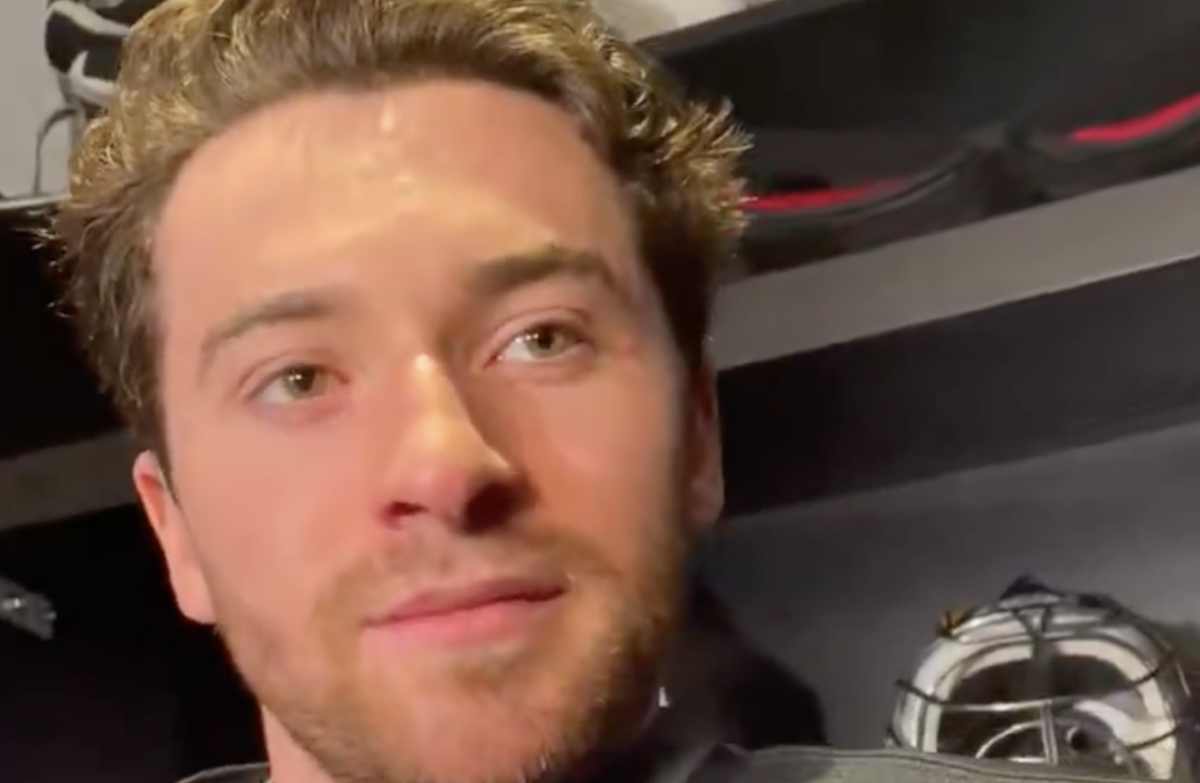 US hockey player apologizes for postgame locker room behavior