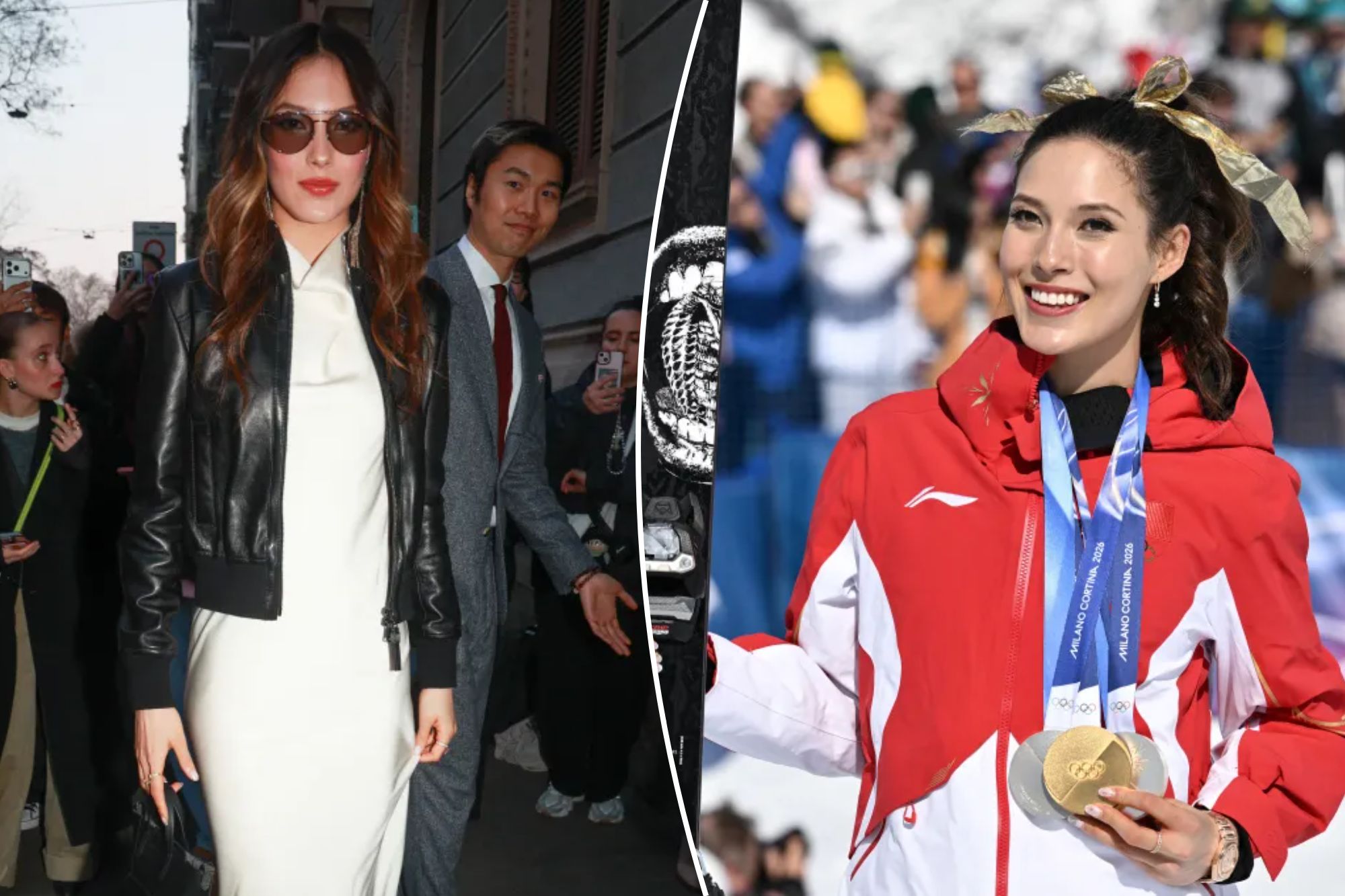 Eileen Gu quickly pivots back to her ‘other job’ as glamorous model ...