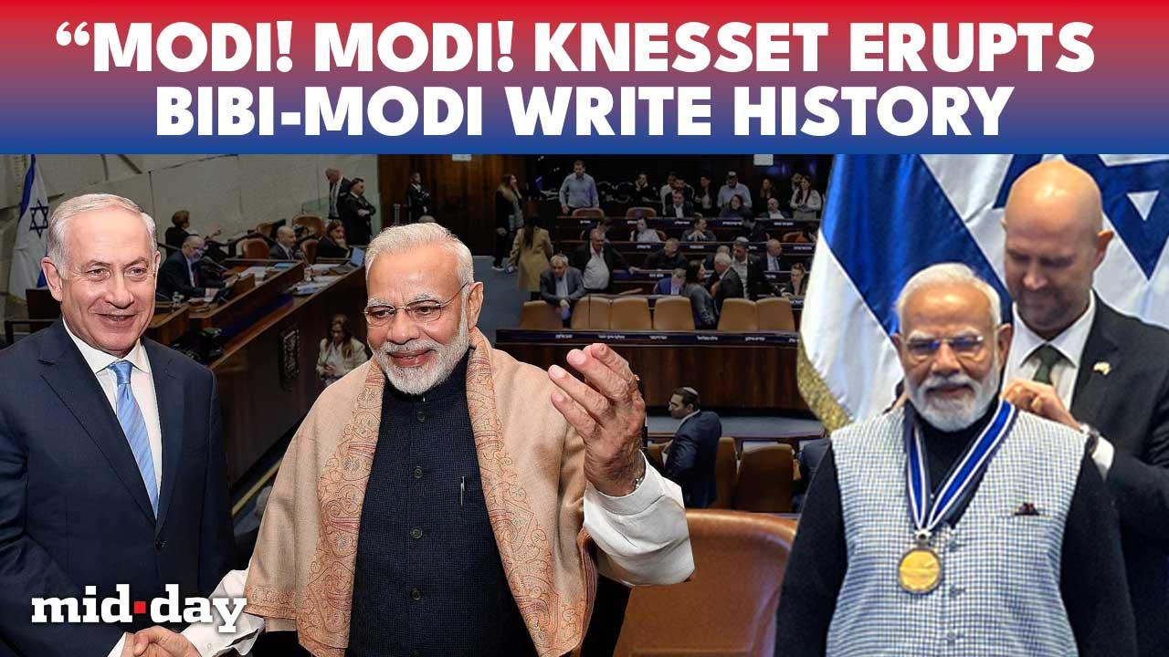 Netanyahu-Modi Knesset speech highlights: Standing ovation, defense ...