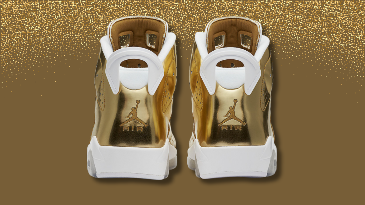 Air Jordan 6 'Pinnacle metallic gold' makes new Jordans look basic ...