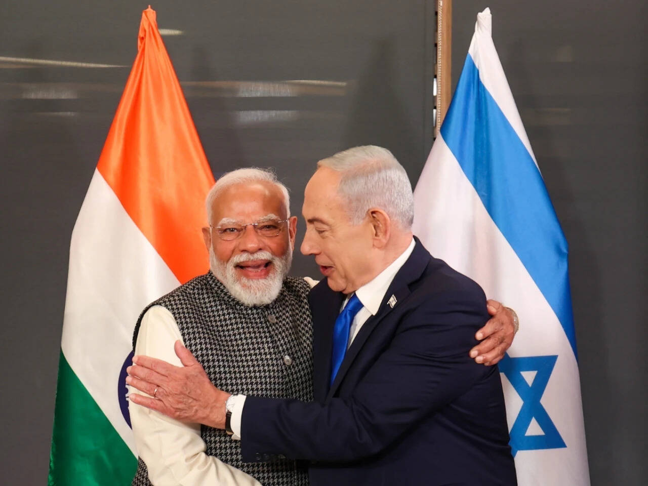 "It's a real thing": PM Netanyahu hails 'Modi hug' as symbol of ...