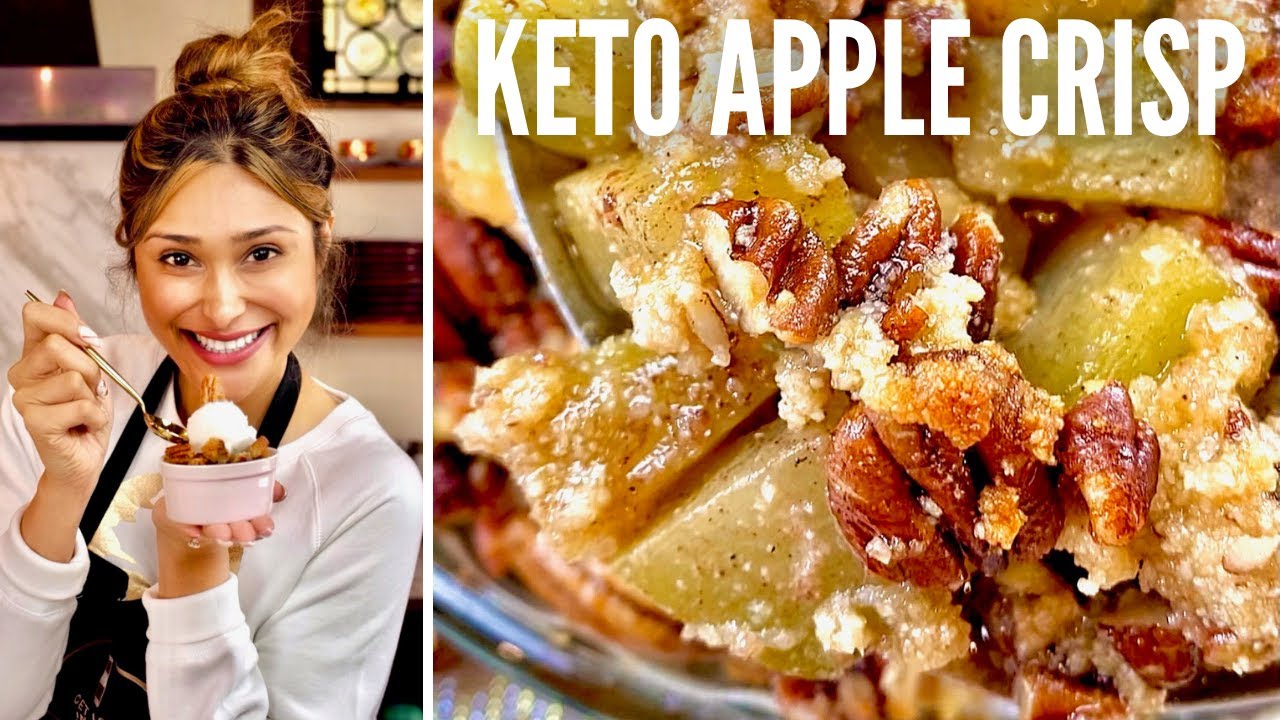 Best keto apple crisp recipe! How to make keto apple crisp + apple pie ...