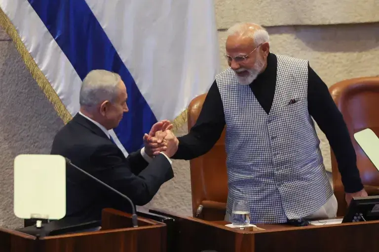 Israel’s ‘great friend’ and Netanyahu’s ‘brother’: Shalom namaste Modi ...