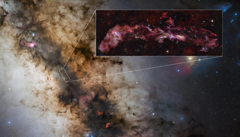 'Rare and enigmatic' structures found at the Milky Way's center in ...