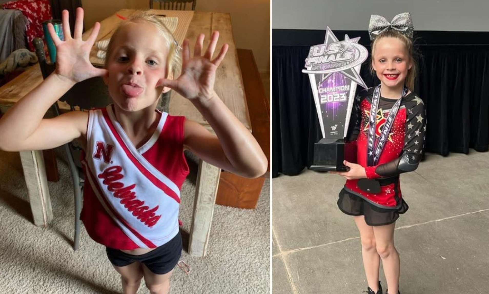 Cheerleader, 8, dies from huge brain bleed after performing backflips ...