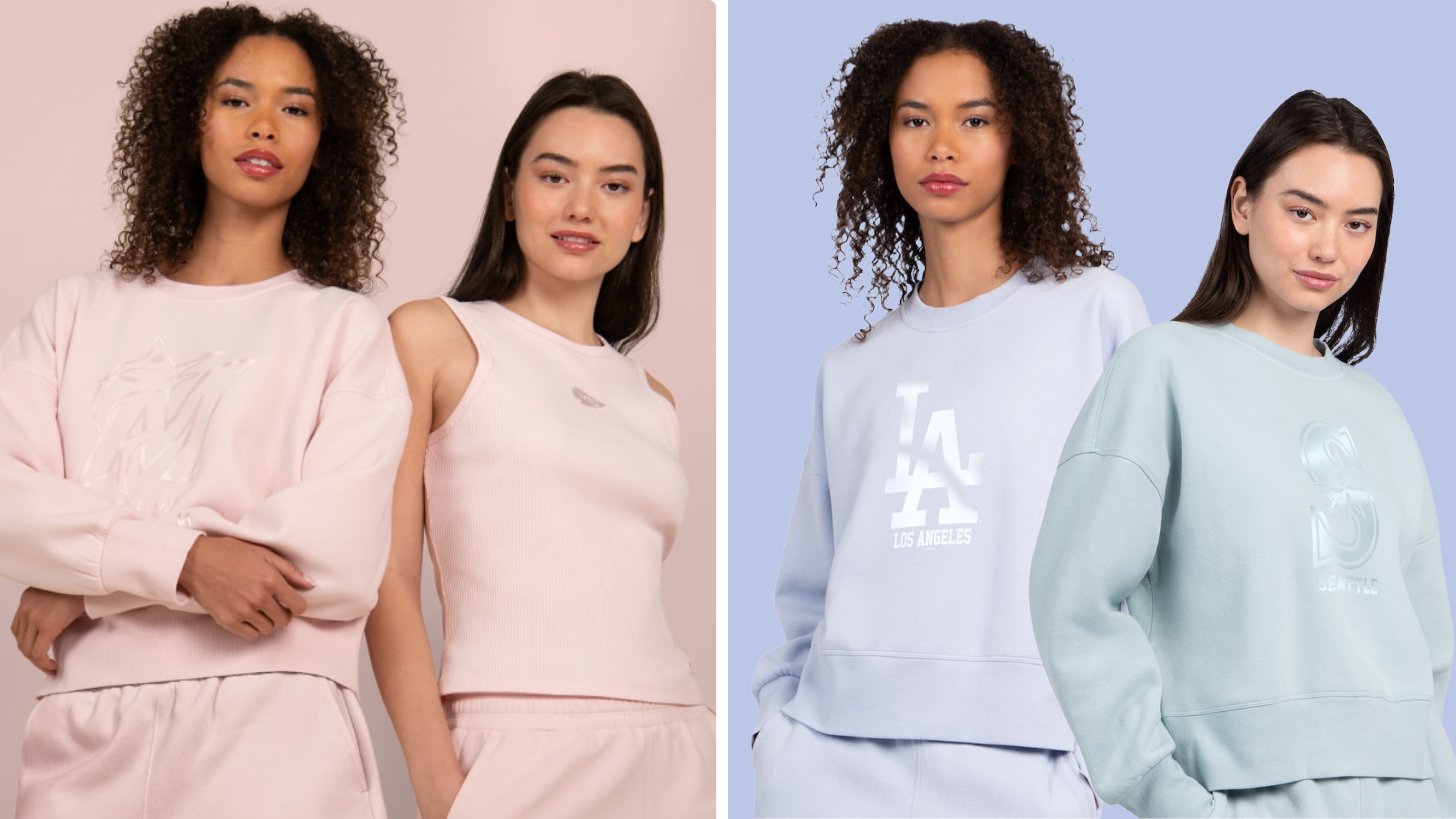 Shop the new pastel sports collection and get ready for spring