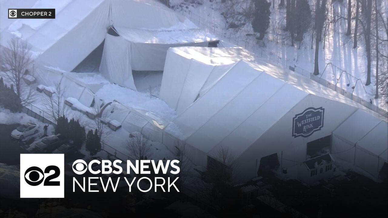Snow may have caused partial roof collapse at NJ ice rink