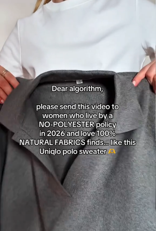 Natural fabrics: Uniqlo polo sweater finds