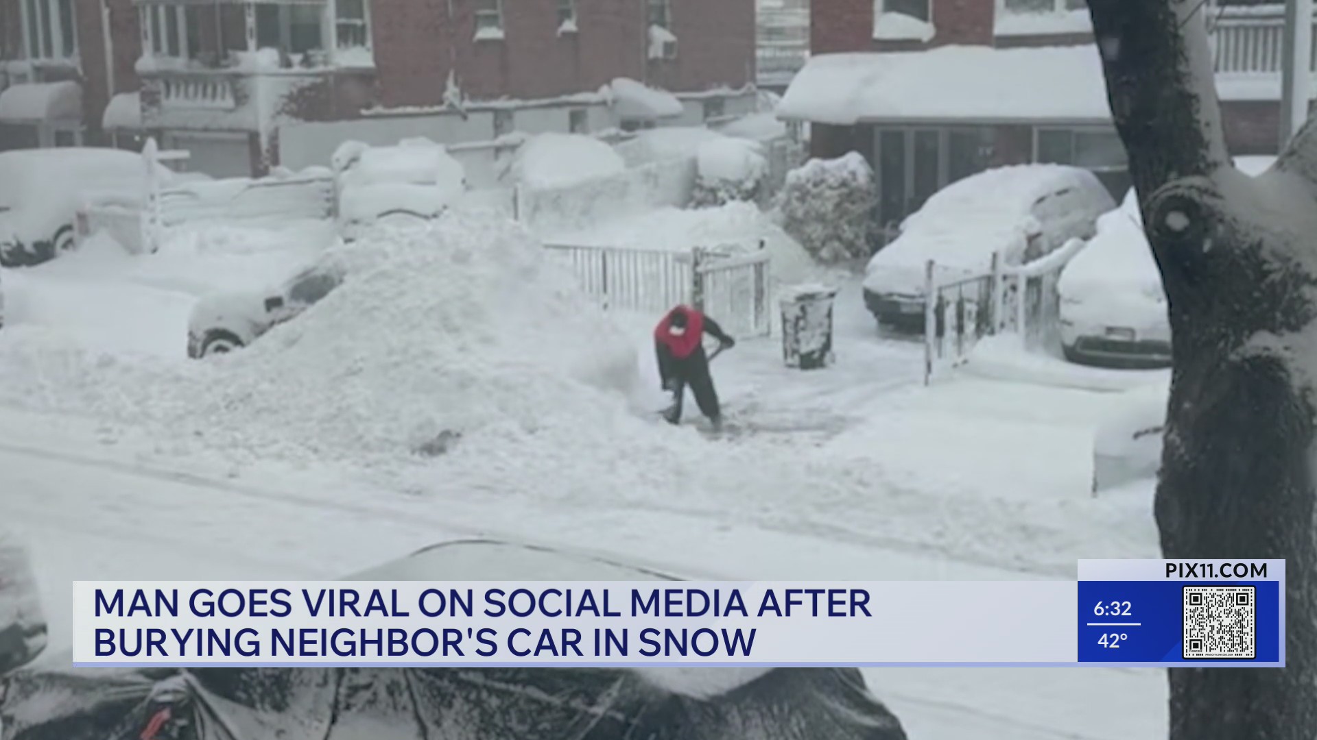 'Blizzard rage': NYC man buries neighbor's car in dispute