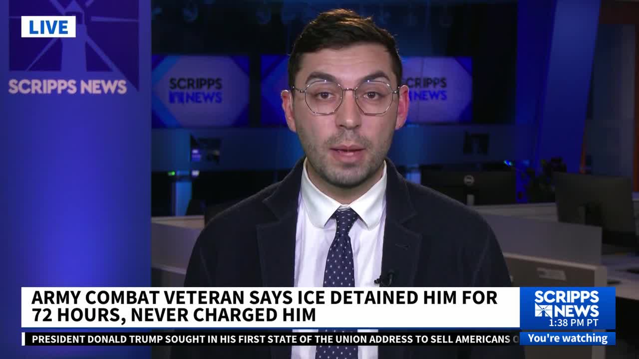 US citizen, Army veteran detained by ICE challenges federal officers ...