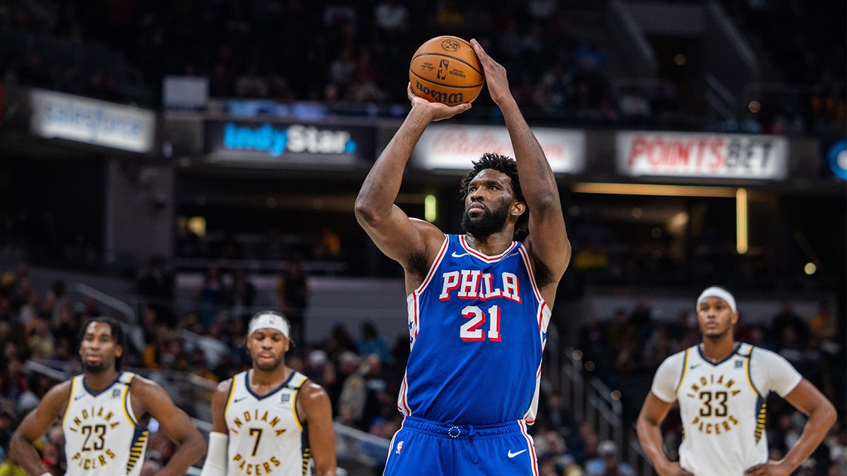 76ers’ Joel Embiid earns monster props from Jay Wright