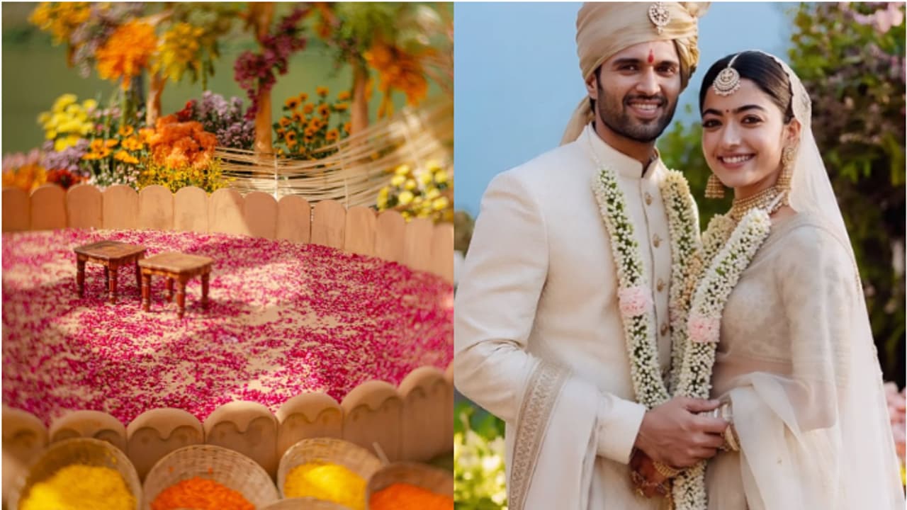 Inside Rashmika Mandanna, Vijay Deverakonda’s dreamy haldi ceremony ...